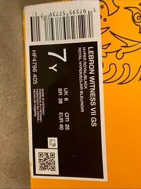 Nike | Shoes | Nib Nike Lebron Witness Vii Hyper Basketball Shoes 7y ...